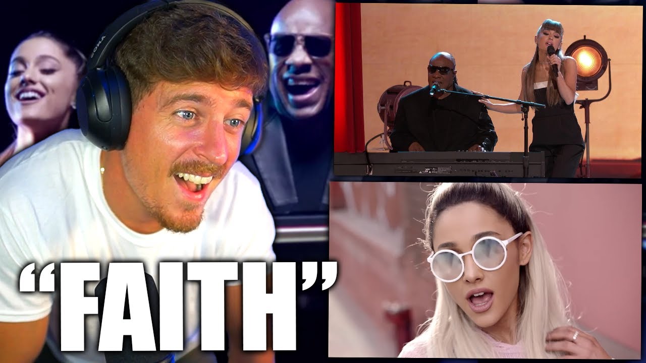 Ariana Grande & Stevie Wonder - Faith (The Voice & music video) FIRST ...