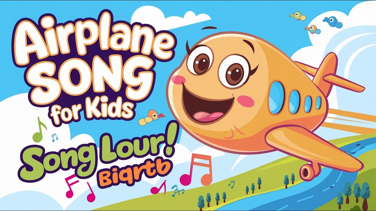 Airplane Song for Kids | Fun and Educational Flying Adventure | Sing ...