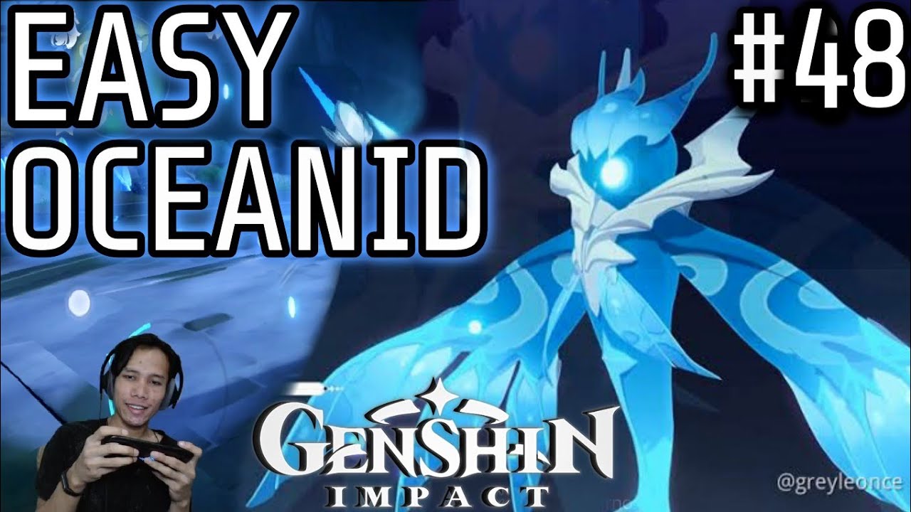 cara mudah melawan Boss Oceanid | genshin impact indonesia #48 - YouTube
