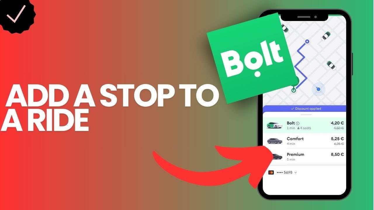 How to add a stop to a ride in the Bolt app? - YouTube