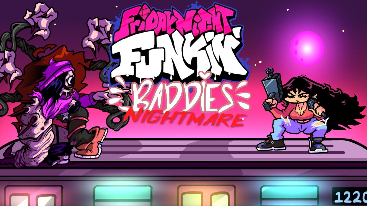 Friday Night Funkin' - Baddies Nightmare Mod - YouTube