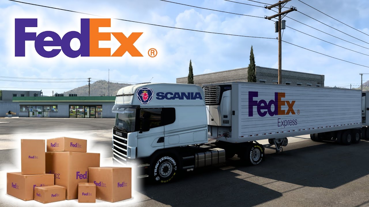 Scania | American Truck Simulator | Paquetería FedEx | Sonora México ...