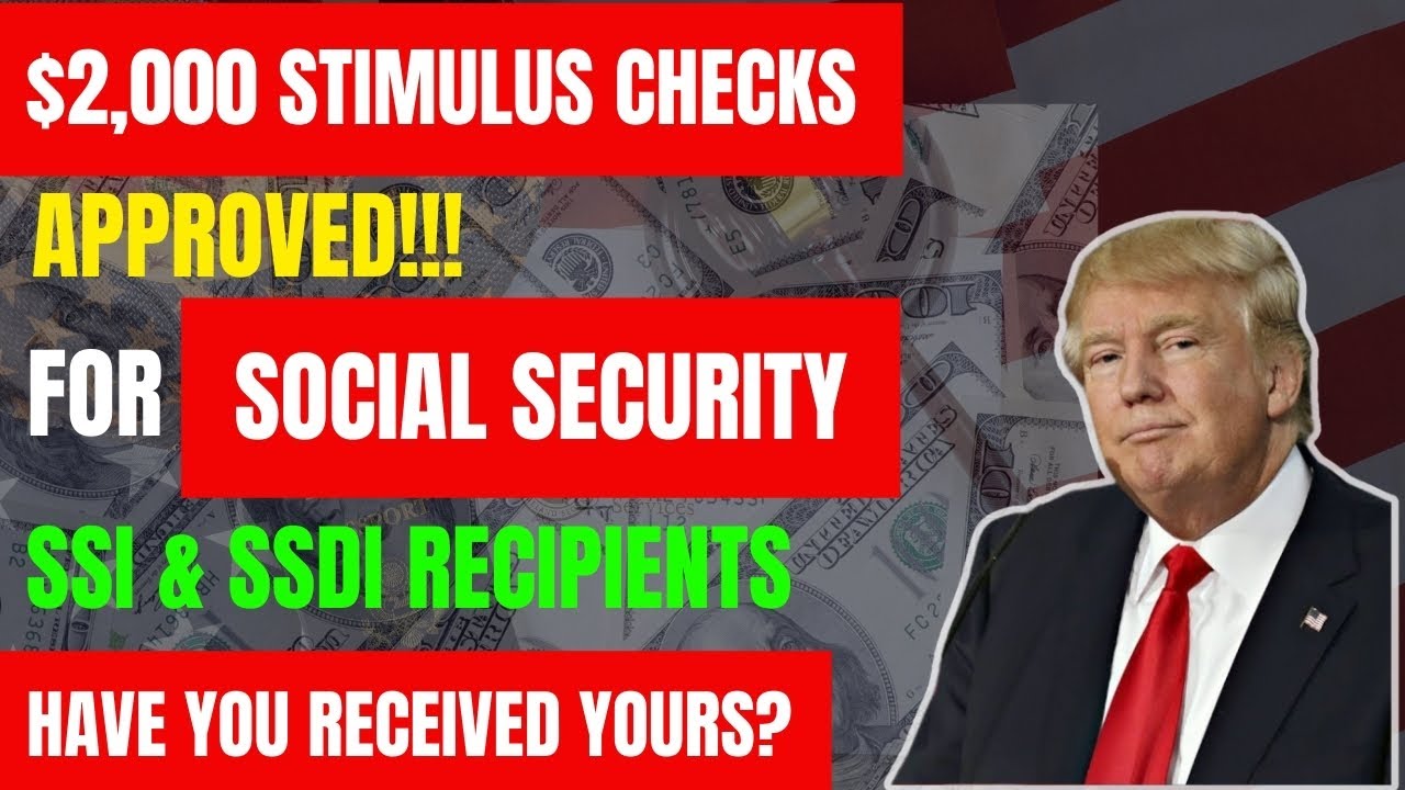 Stimulus Alert: $2,000 Checks for Social Security & SSI Recipients ...