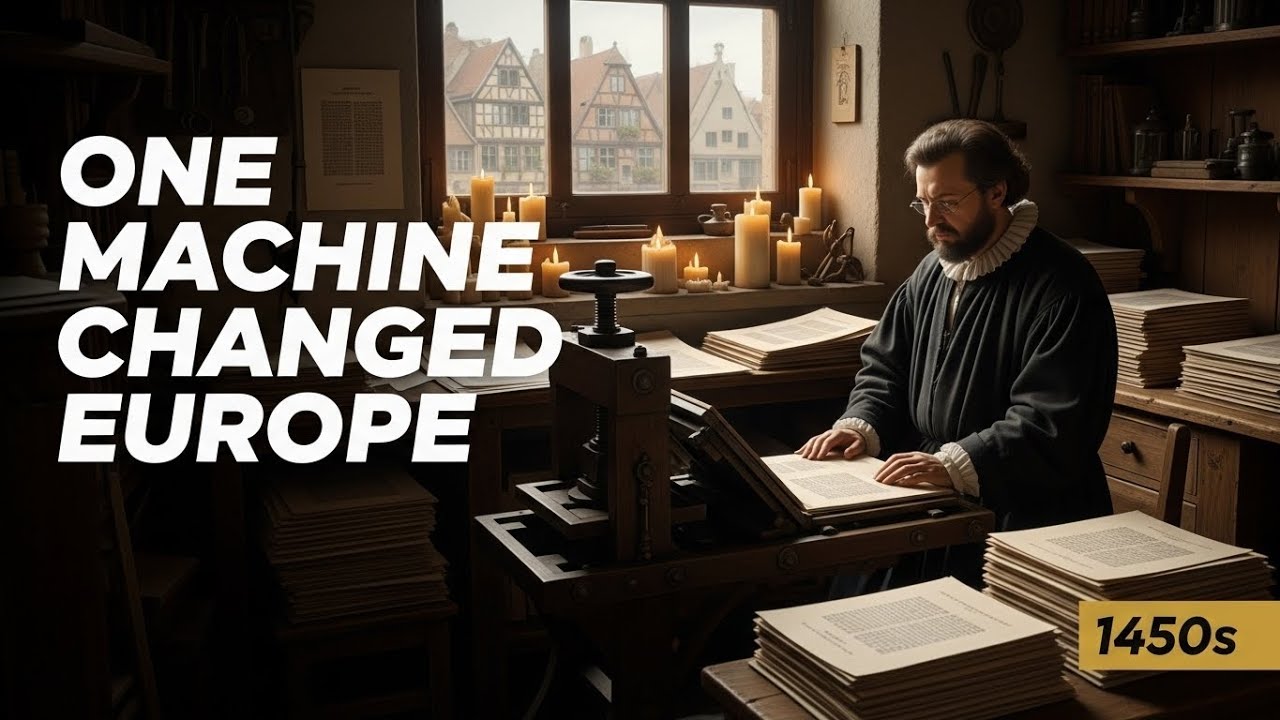 How One Machine Changed Europe | The Printing Press Revolution - YouTube