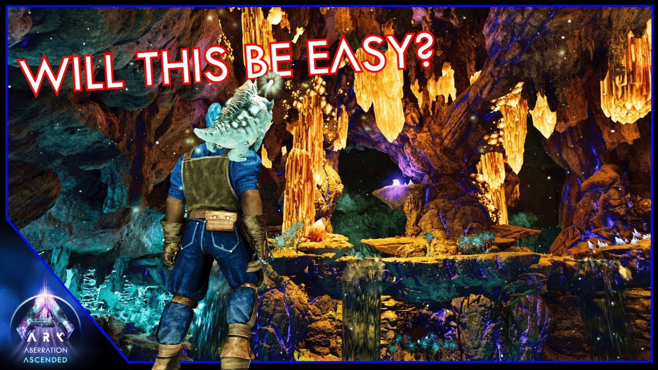 The Hidden Grotto Cave Is Beautiful! | Ark Aberration Ascended EP30 ...