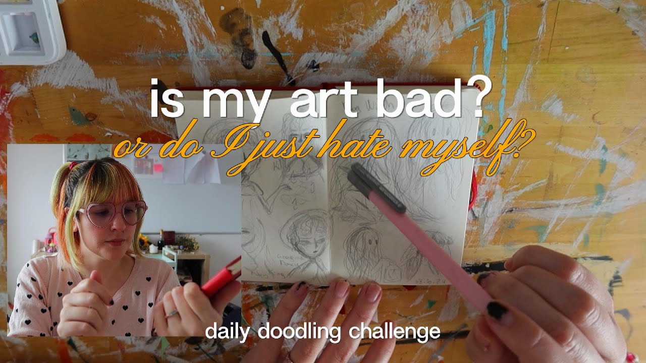 doodling characters everyday for a month - YouTube