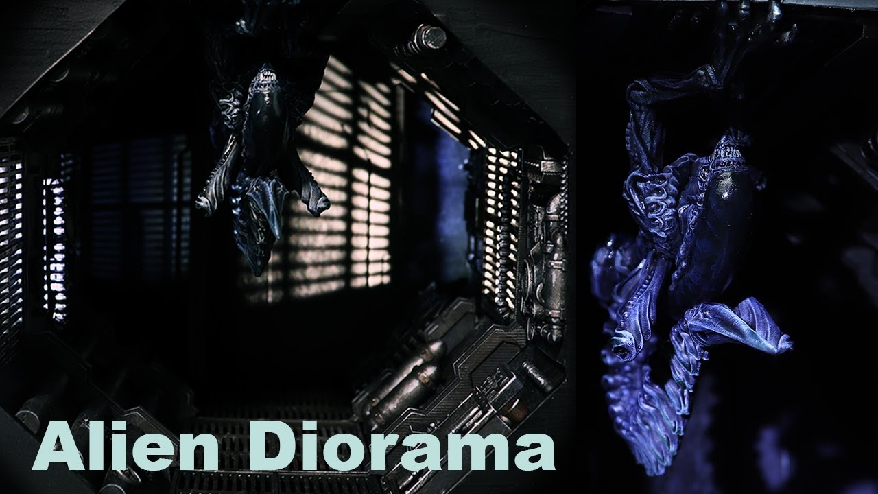 3D Printed Alien - Diorama - YouTube