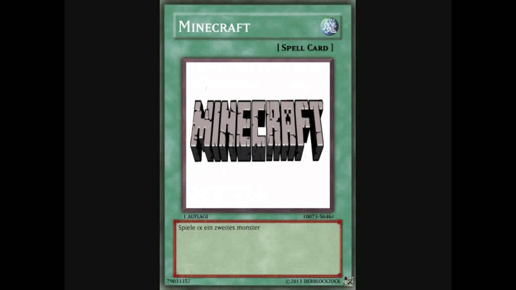 Yugioh Minecraft Deck - YouTube