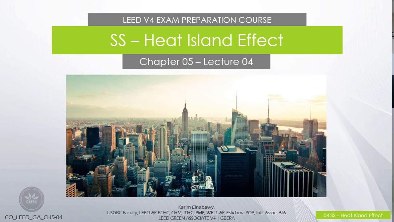 LEED | Sustainable Sites | Heat Island Effect | Concepts and Strategies ...