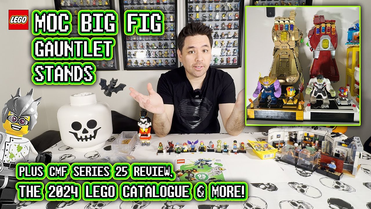 LEGO MOC Big Fig Gauntlet Stands, CMF Series 25 Review, 2024 Catalogue ...