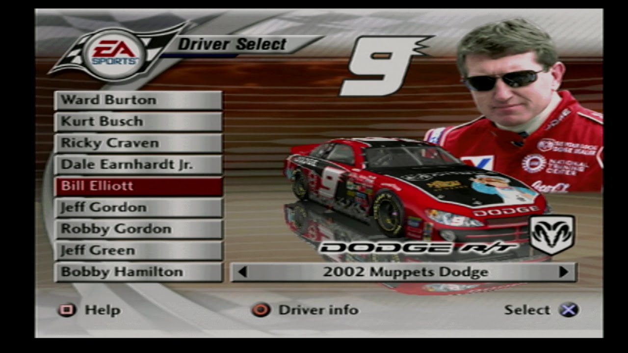 NASCAR Thunder 2003 - Bill Elliott @ Darlington - YouTube
