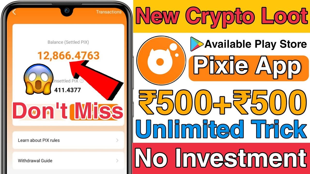 💥Pixie App Full Explain || Pixie App || Pixie App Live Withdrawal || Pixie App Pix Token ...