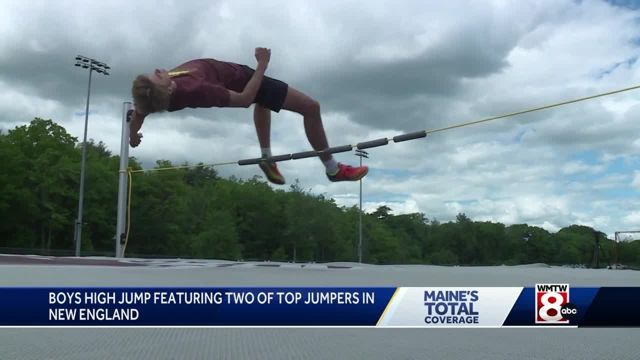Top high jumpers ready for state track meet - YouTube
