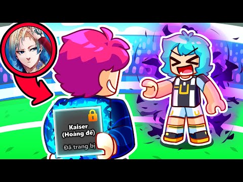 Hiha sở hửu KAISER Cấp Bậc THẾ GIỚI Blue Lock Rivals trong Roblox 🤩😎