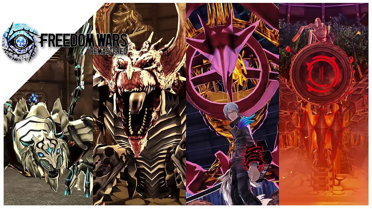 Freedom Wars Remastered • All 19 Boss Fights and Ending (Main Story ...