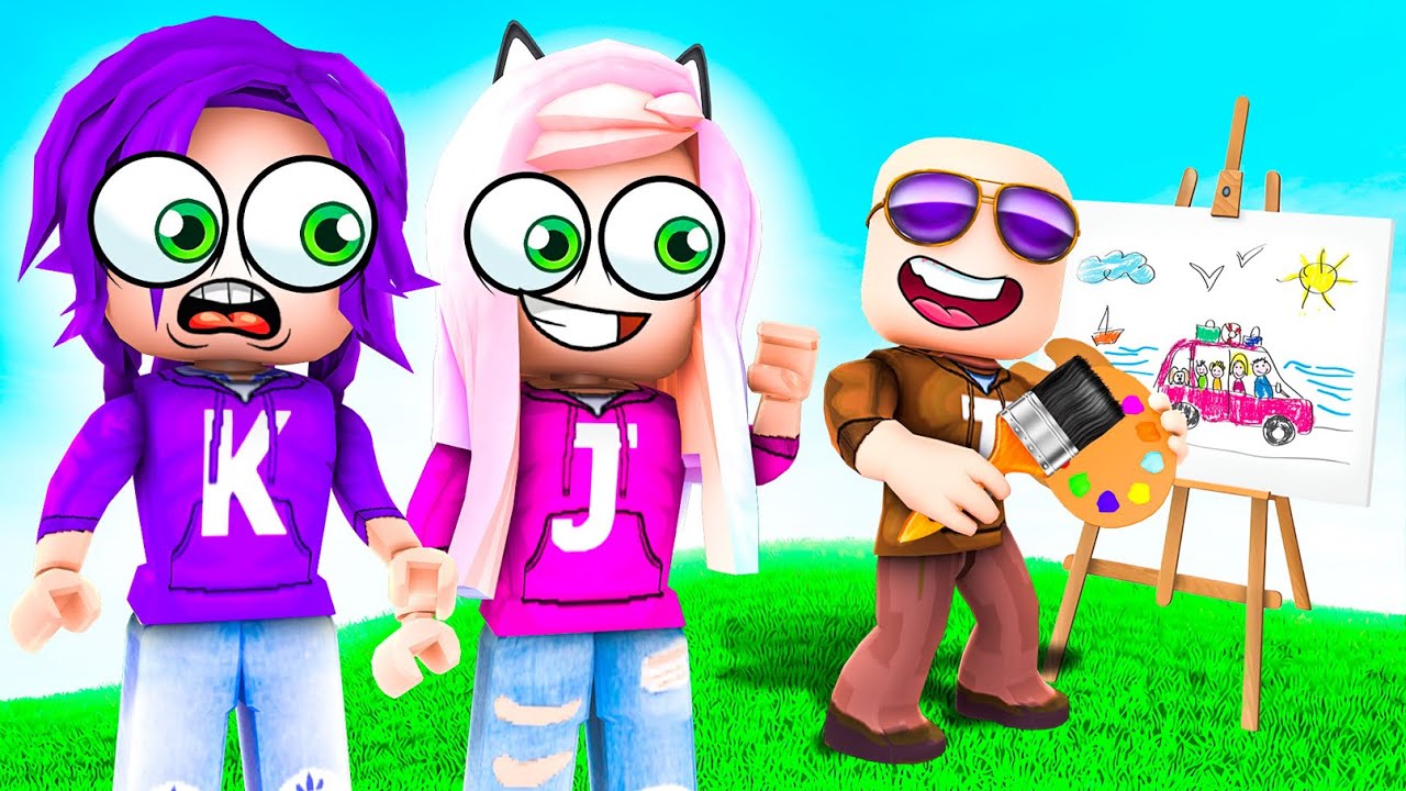 I had a Speed Draw competition against Janet and Kate! | Roblox - YouTube