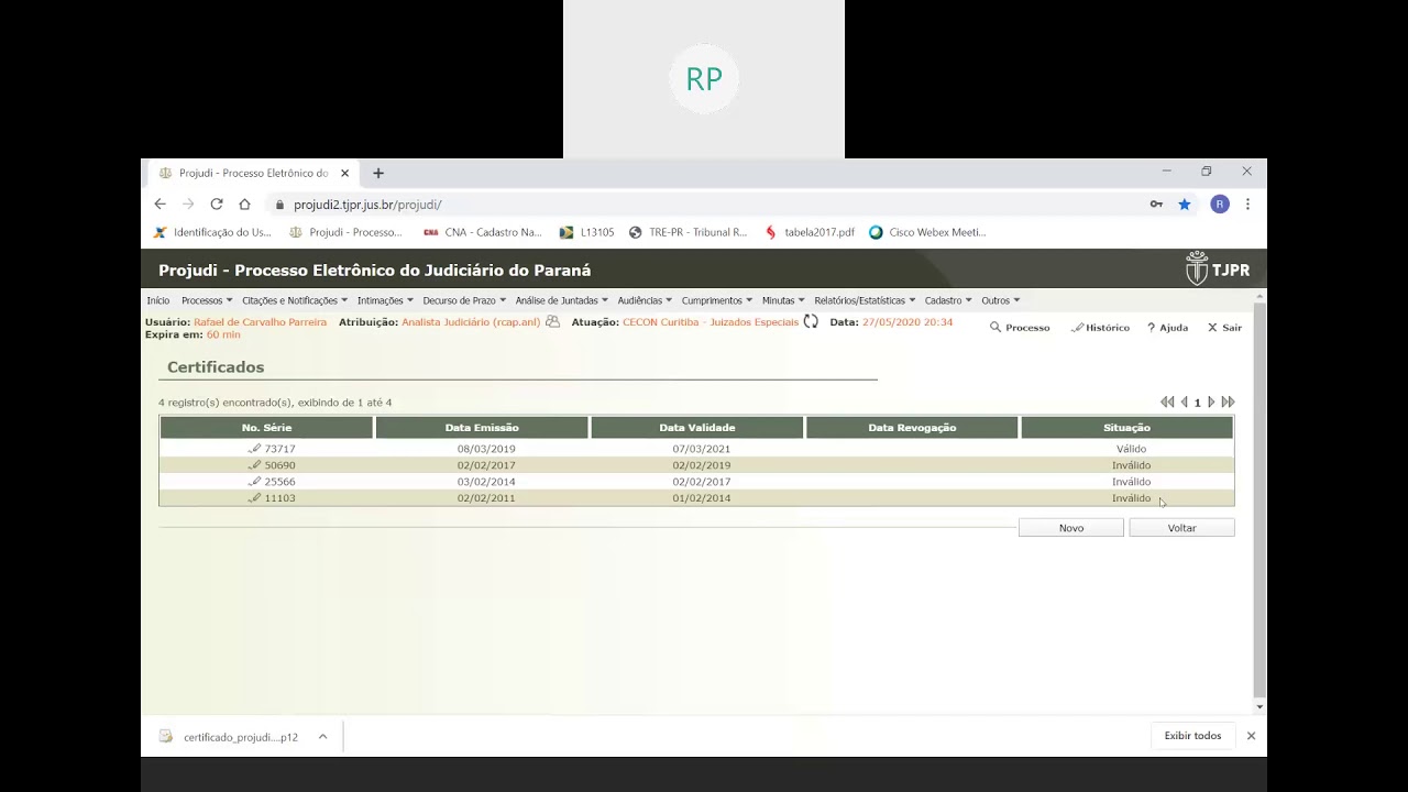 Criar certificado digital no Projudi - YouTube