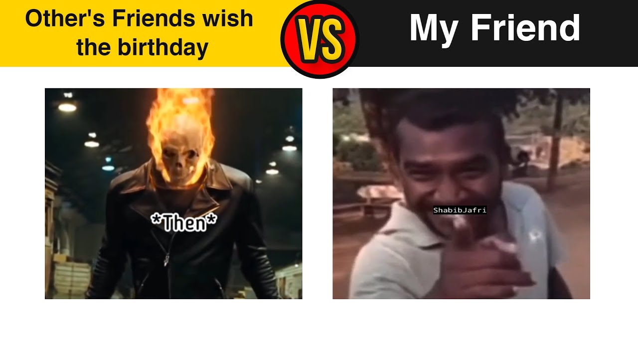 Other's Friends Wish the birthday vs My Friend 😂🥳 || Boys vs Girls ...