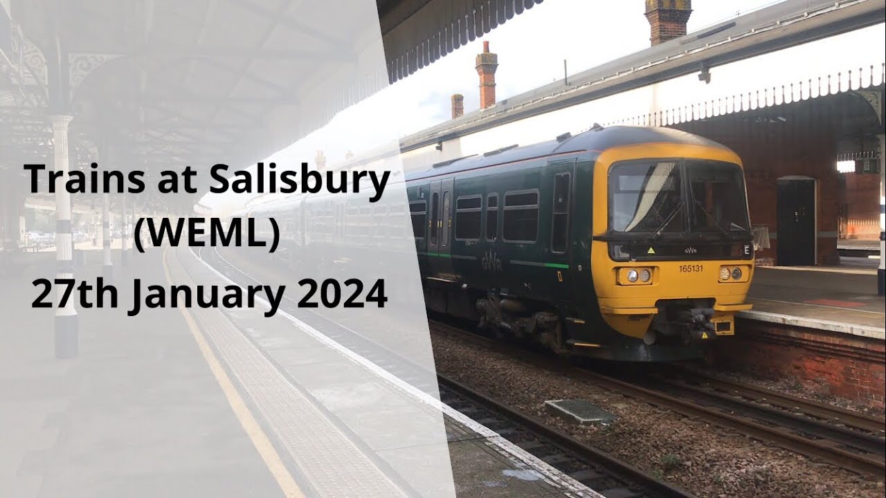 Trains at Salisbury (WEML) | 27/1/24 - YouTube