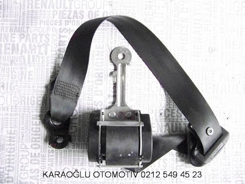 Clio Symbol Thalia Ön Sağ Koltuk Emniyet Kemeri 8200797050