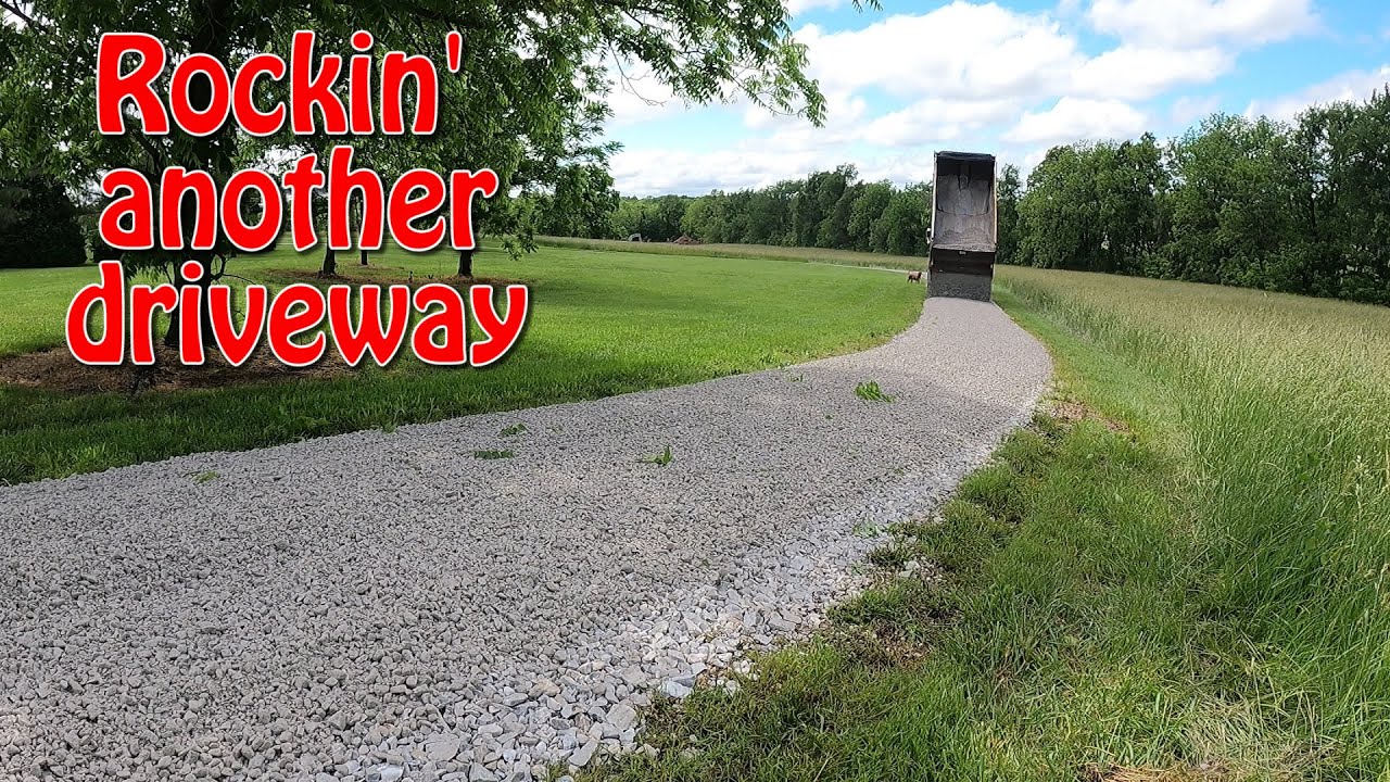 Placing A Culvert And Grading A Driveway - YouTube