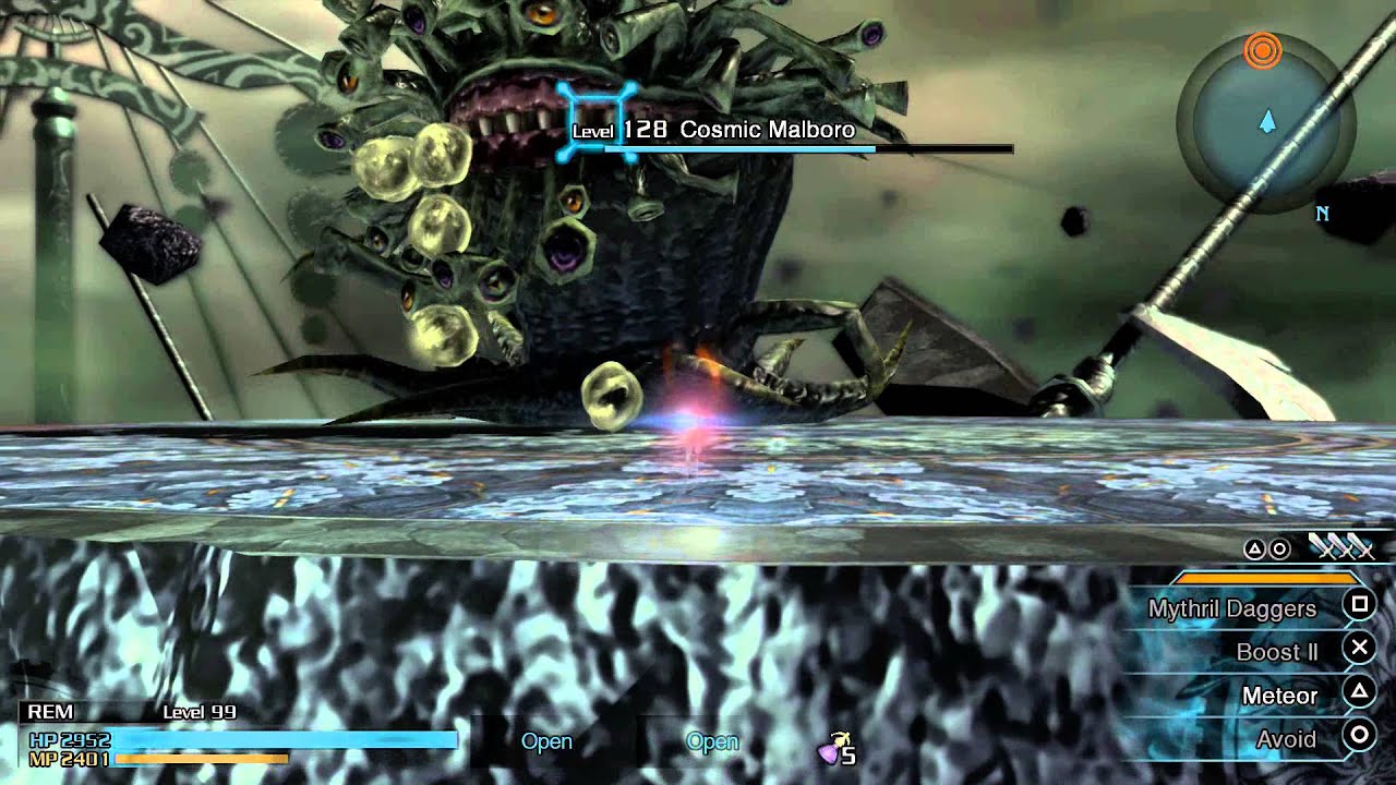 Type-0 HD (PS4) Tower of Agito Final Boss (Superboss Cosmic Malboro ...
