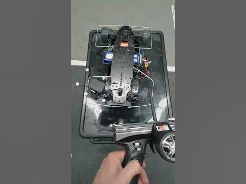 Autonomous RC car, servo dynamics identification experiment - YouTube