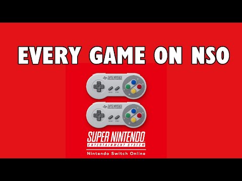 Every SNES Game on Nintendo Switch Online (27th March 2023) - YouTube