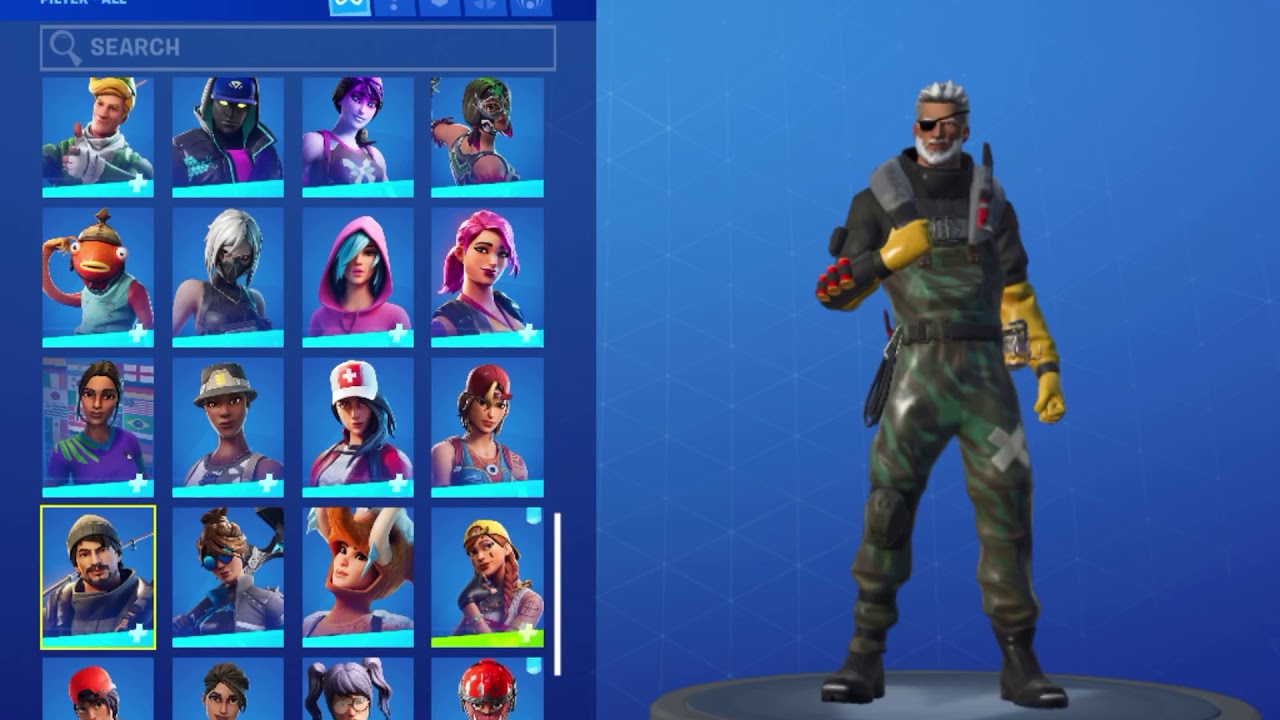 My Fortnite locker 2020 - YouTube