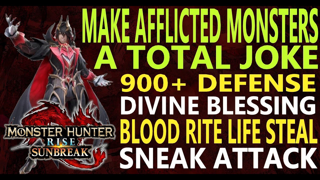 The Monster Hunter Rise Update 1 Most Unkillable Vampire Zombie Build ...