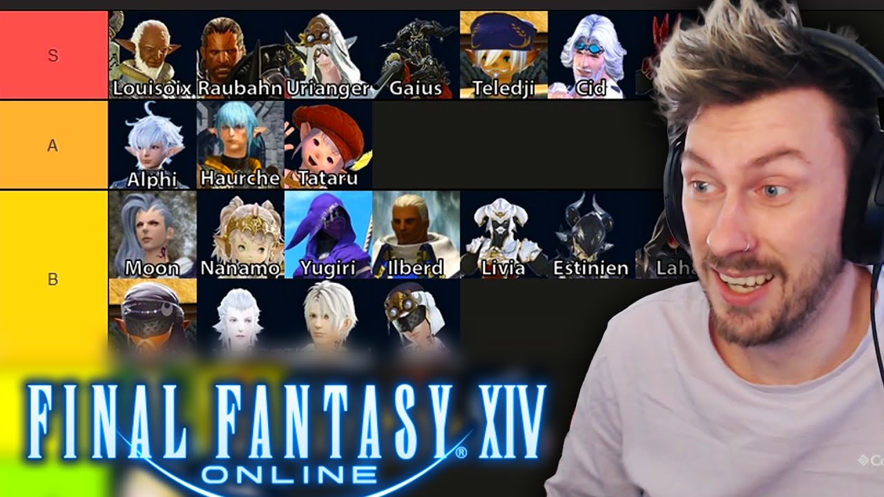 [Day 69] 🌱 The mighty ARR Character Tier list - YouTube