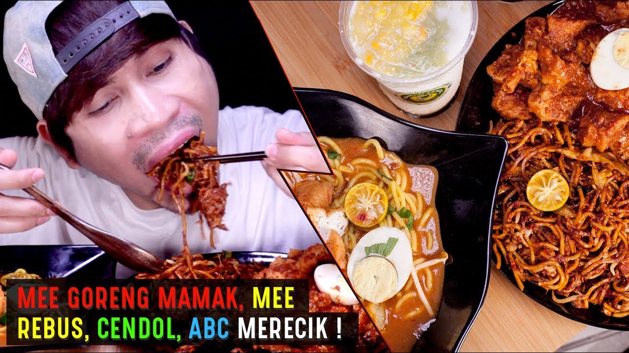 ASMR : Mee Goreng Mamak, Mee Rebus, Cendol, ABC | KENYANG SEBULAN ! by ...