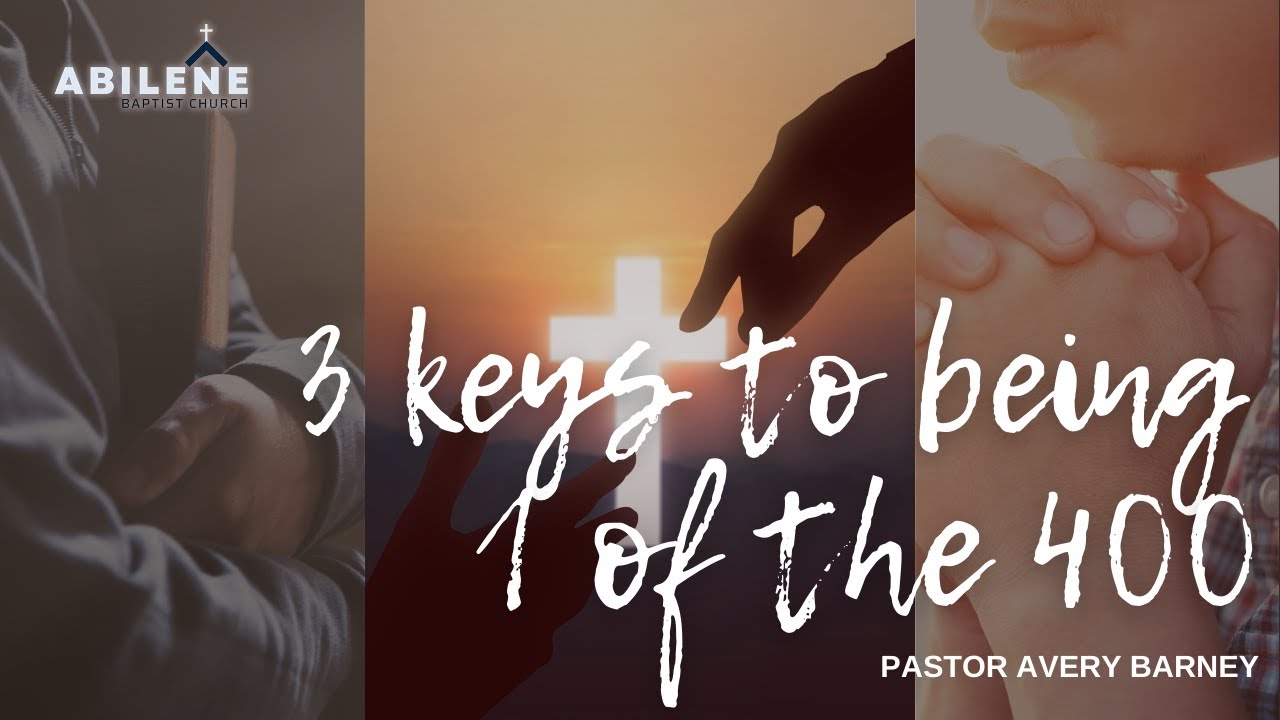 3 Keys to Being 1 of the 400 (Full Service) | Pastor Avery Barney - YouTube