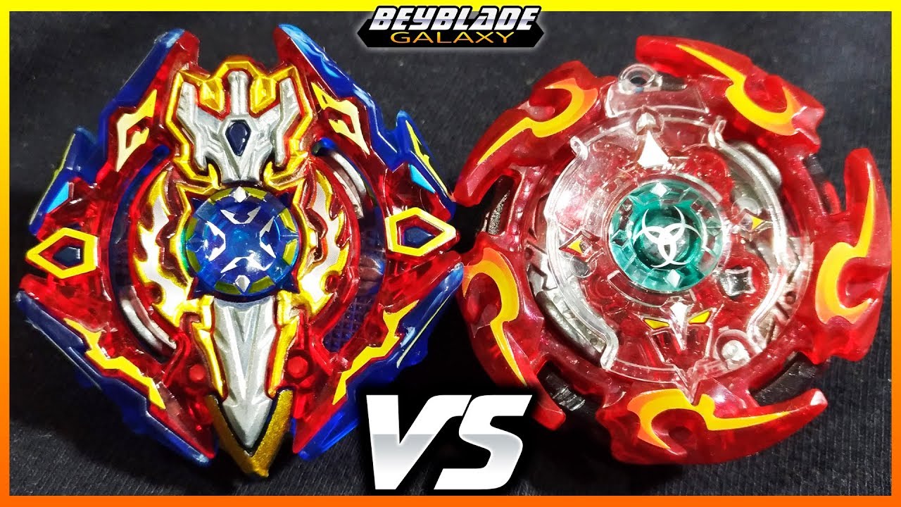 Sieg Xcalibur .1M.Q vs Alter Chronos .7B.U - [Beyblade Burst] - ベイブレード ...