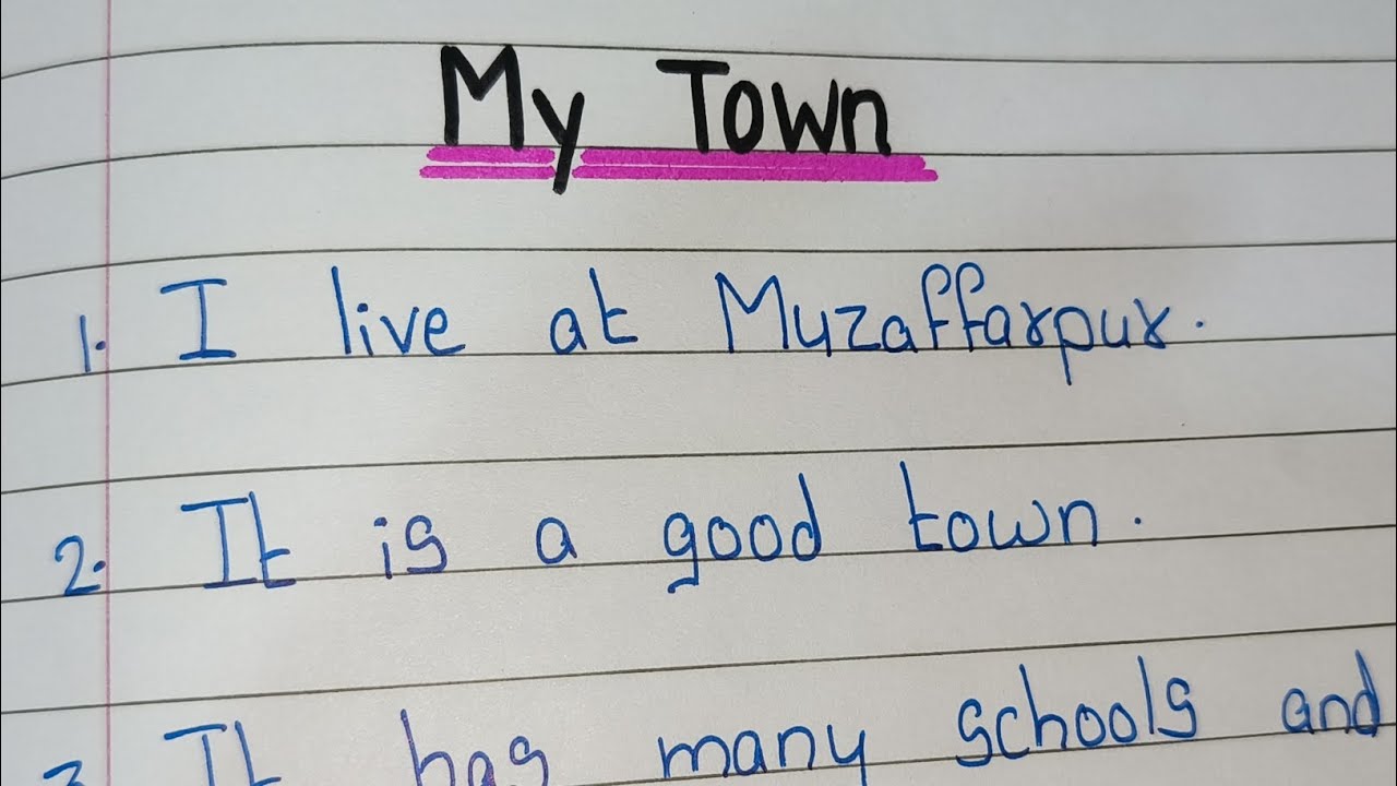 10 Lines on My Town | Essay on My Town in english| Few lines about My ...