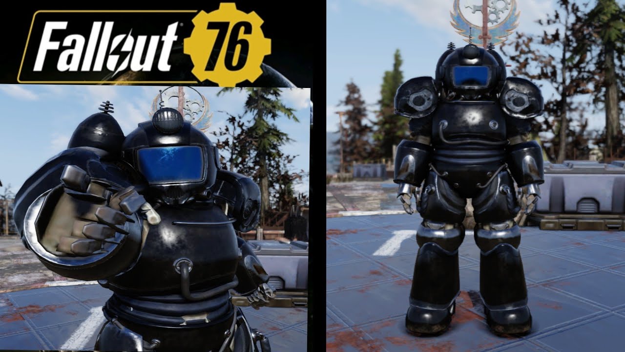 Fallout 76 | Dark Matter Captain Cosmic Power Armor | Showcase - YouTube