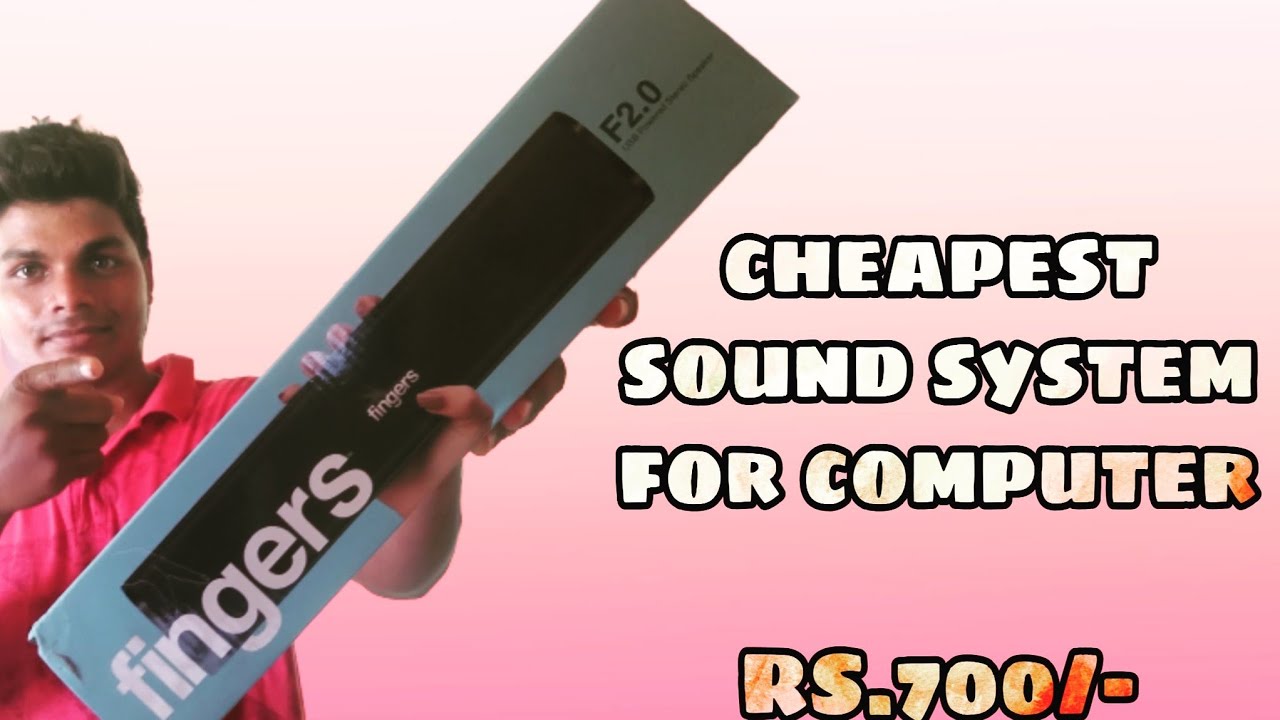 Unboxing Cheapest price sound system for computer ||Test|| mobile||Rs ...