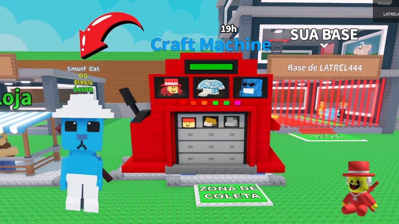 🎰🎰 CRAFT MACHINE! A NOVA MAQUINA DA ATUALIZAÇAO DO ROUBE UM BRAINROT ...