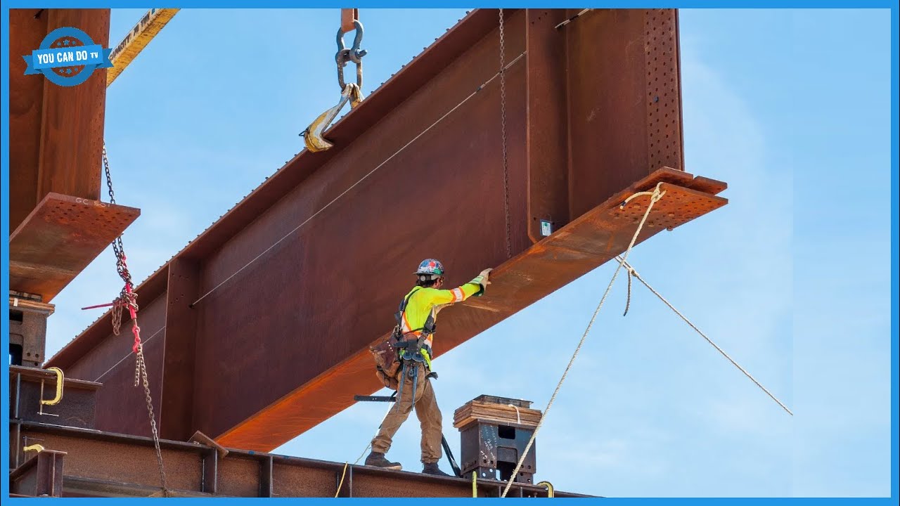 Production Of Steel Profile. Steel Fabrication Technology & Structural ...