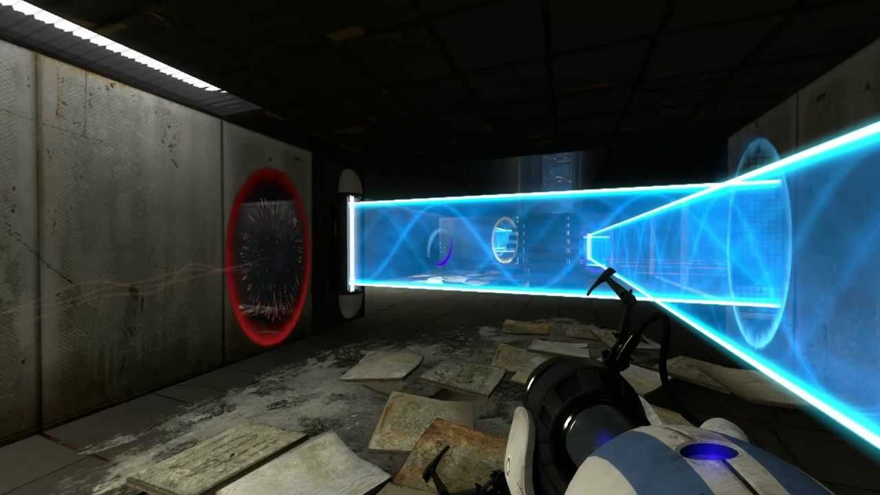Portal 2 - 03. Hard-Light Surfaces - Co-op Walkthrough - YouTube