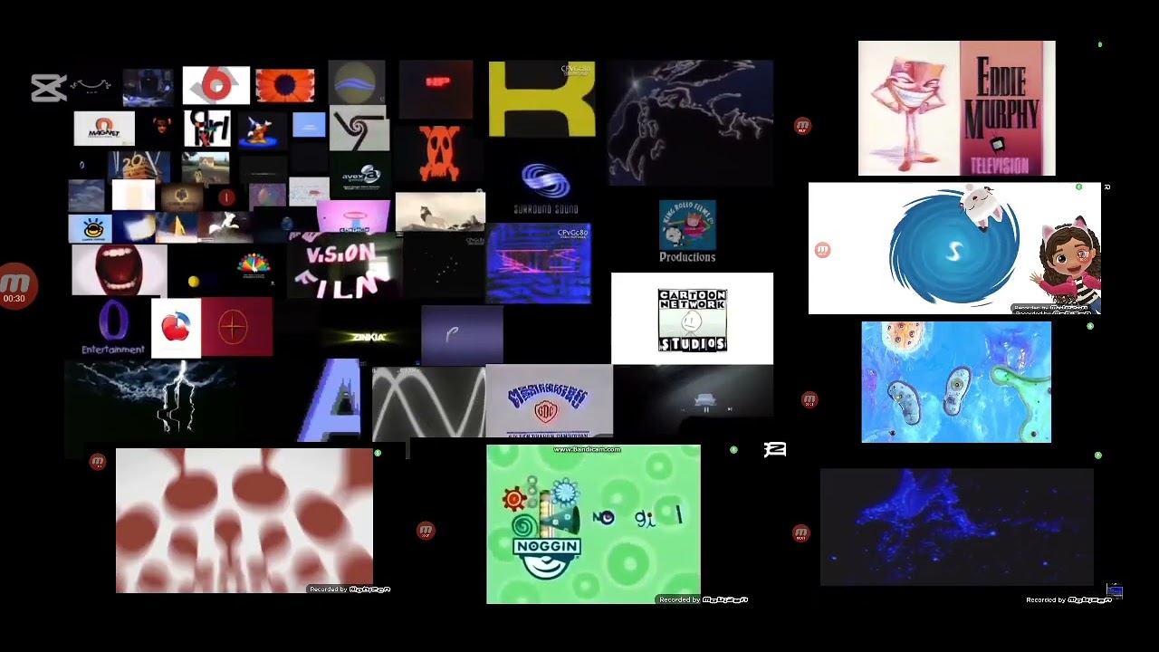 100 scary logos played at once - YouTube