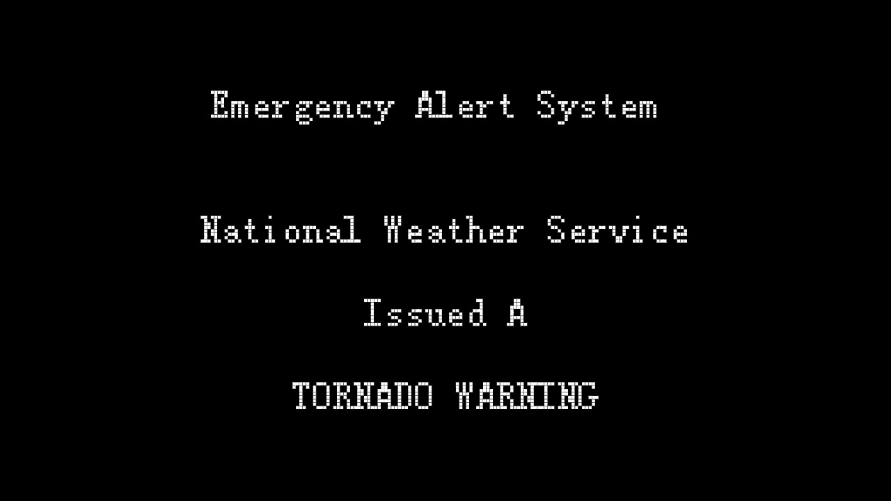 TORNADO WARNING (EAS) - YouTube