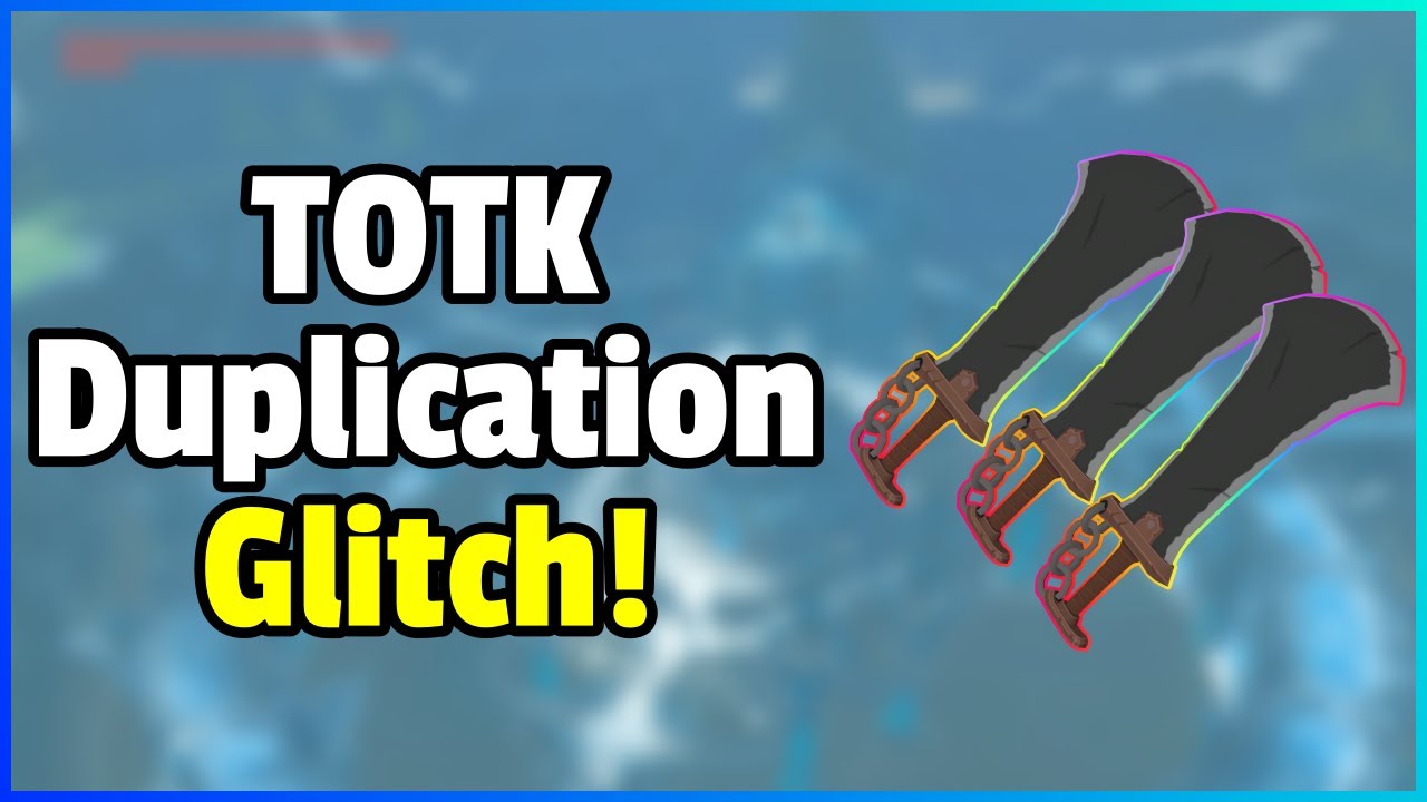 Weapon Duplication Glitch | The Legend Of Zelda: Tears Of The Kingdom - YouTube