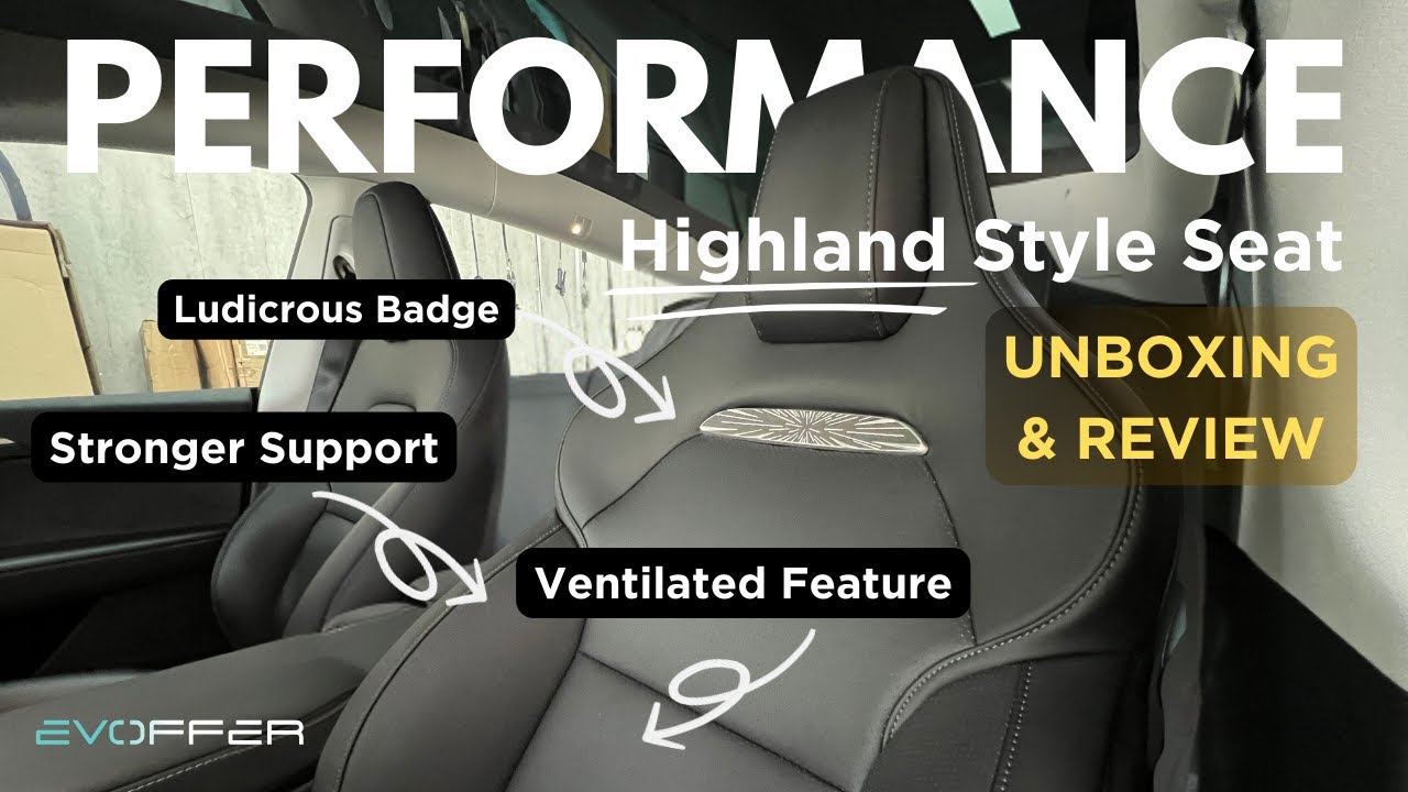 Model 3 Ludicrous Style Performance Sport Seats Demo | Tesla Model 3 ...