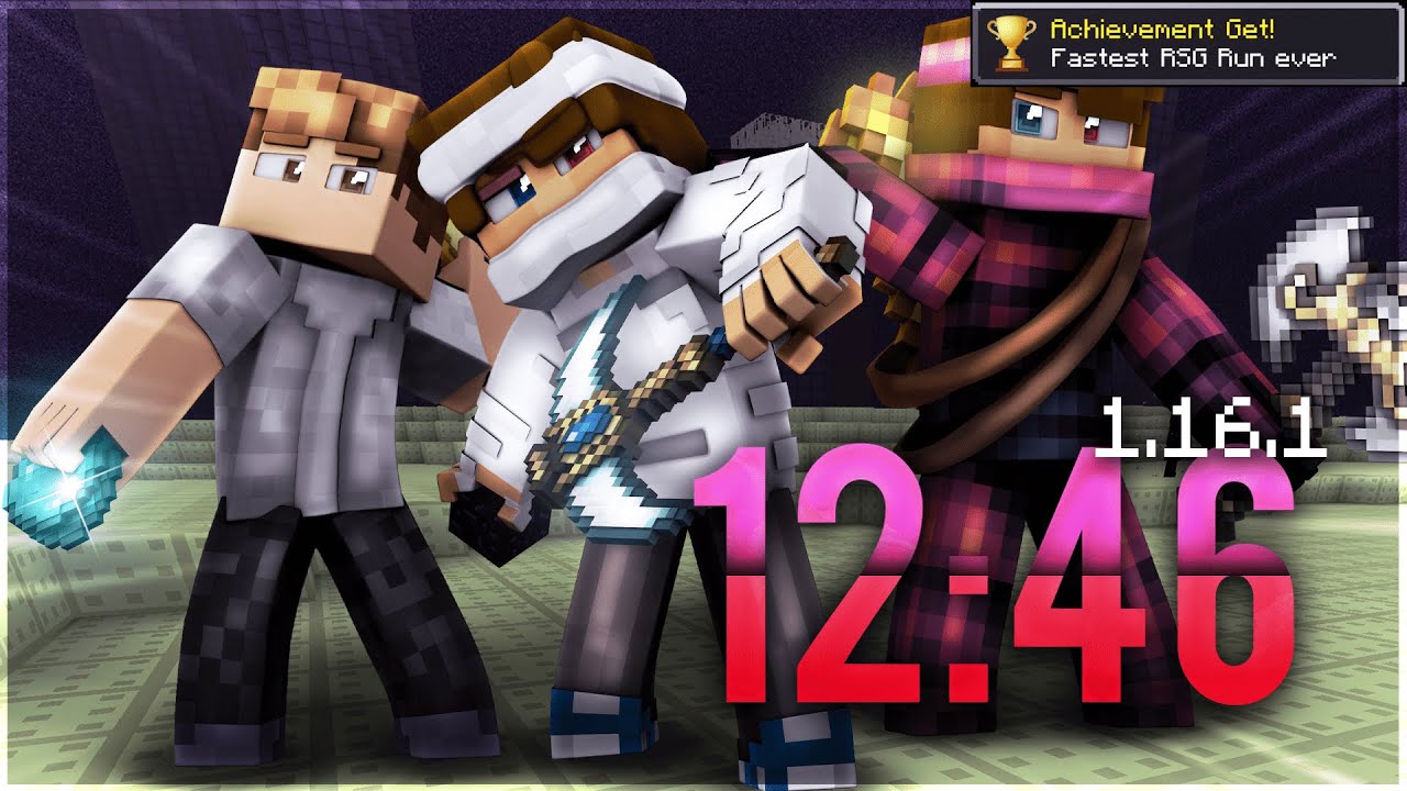 THE FASTEST SPEEDRUN in Any% RSG Category! (12:46min) • with ...
