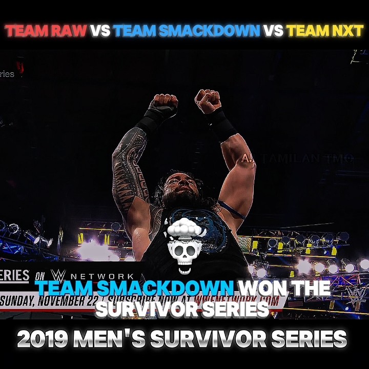 TEAM RAW VS TEAM SMACKDOWN VS TEAM NXT AT SURVIVOR SERIES 2019 & PHONK ...
