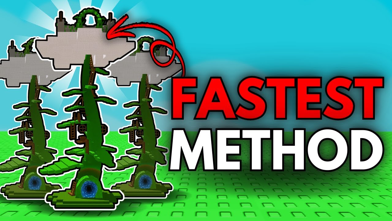 FASTEST BEANSTALK GROWTH METHOD in Grow A Garden (900+ Points Easy ...