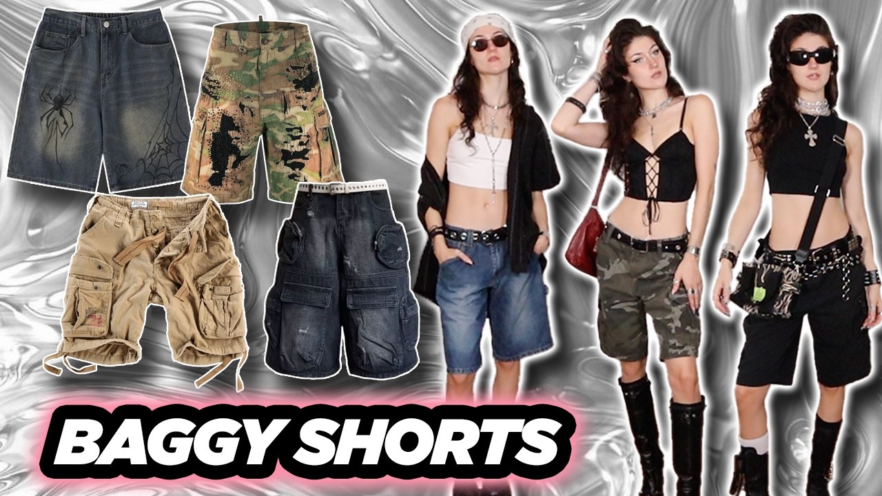 Baggy Shorts Style Guide: 6 Ways To Wear Jorts, Cargos & Camo - YouTube