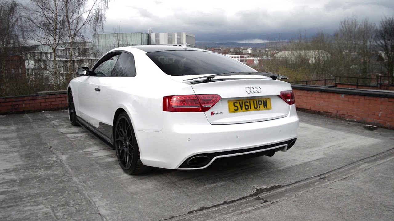 Audi RS5 Stage 2 Tuning Package *INSANE CRACKLES* - YouTube