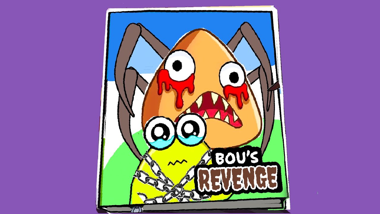 MAKING POU & BOU'S REVENGE LIFE GAME BOOK + BOU'S SQUISHY PLAY - YouTube